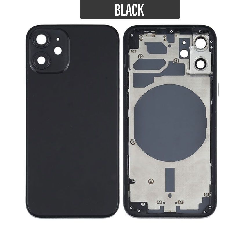 iPhone 12 Mini Back Housing Only ( No Parts ) - Black – JS Tech