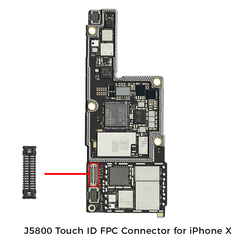 iPhone X J5800 Touch ID FPC Connector Repair Replacement – JS Tech